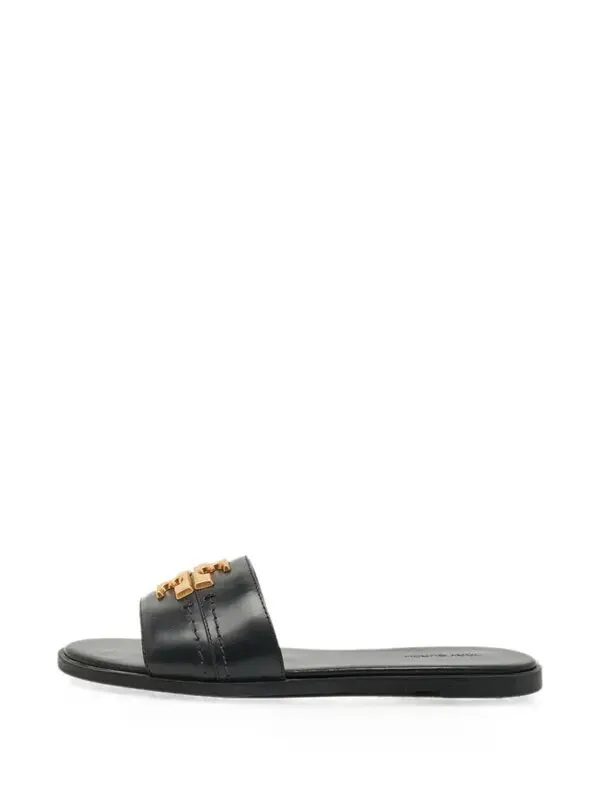 Tory Burch Everly Logo-plaque Sandals - Black