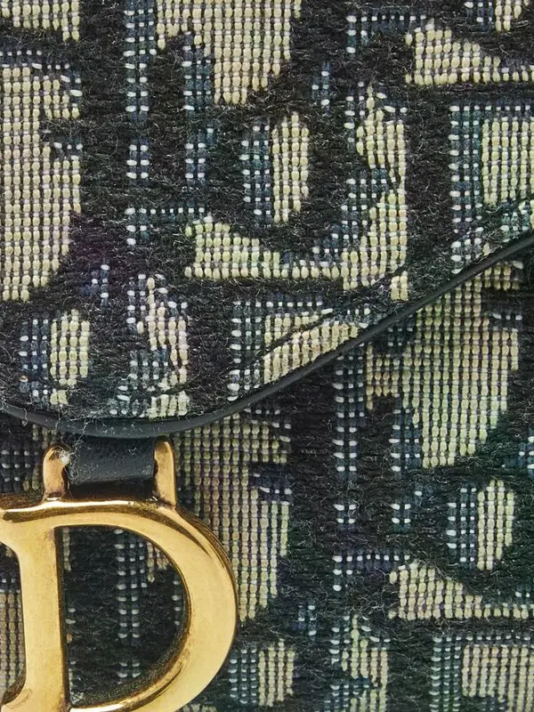 Dior Saddle Oblique Canvas Wallet