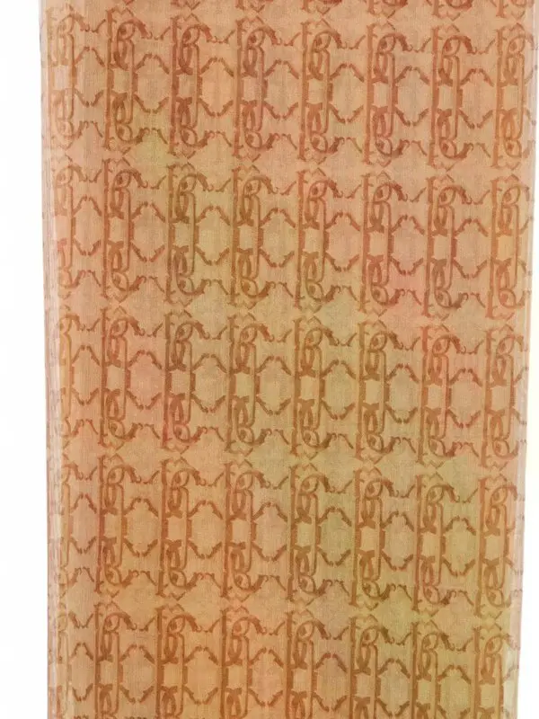 Roberto Cavalli Logo-print Silk Scarf