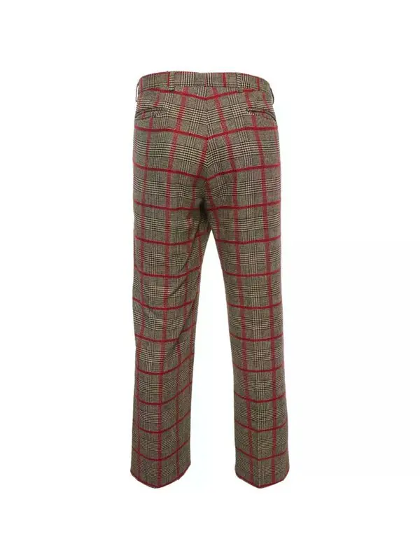 Etro Glen Plaid Straight-fit Trousers