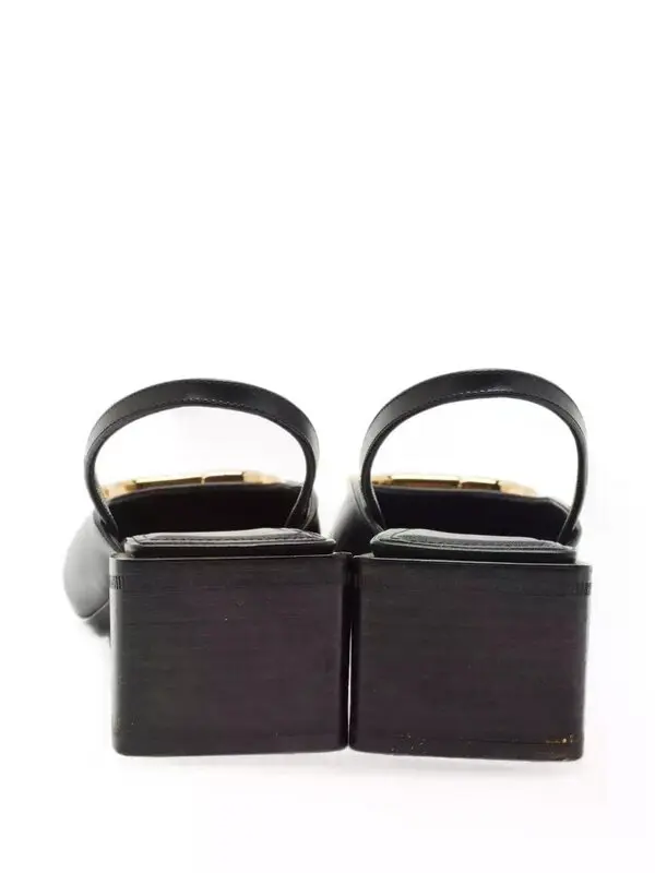 Balenciaga Double Bb Square-toe Pumps