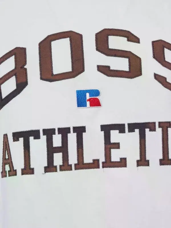 BOSS Logo-embroidered Jersey T-shirt
