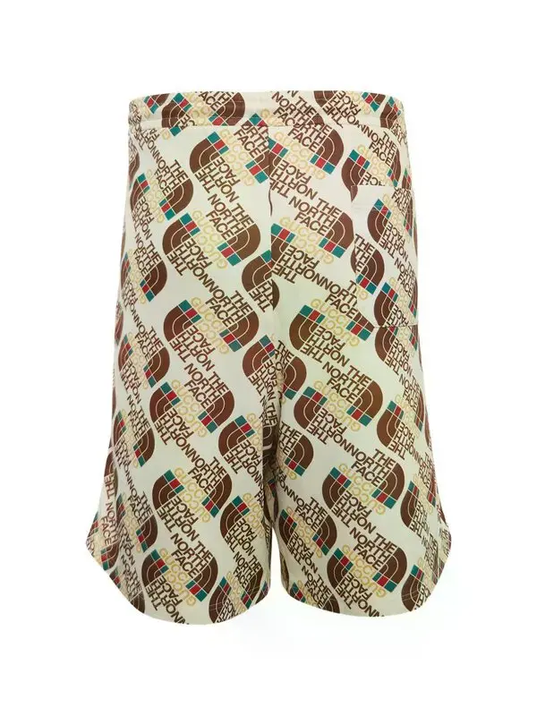 Gucci Logo Print Jersey Shorts