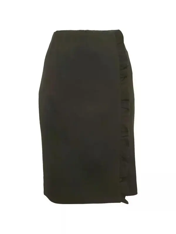LOUIS VUITTON Ruffle Detail Midi Skirt