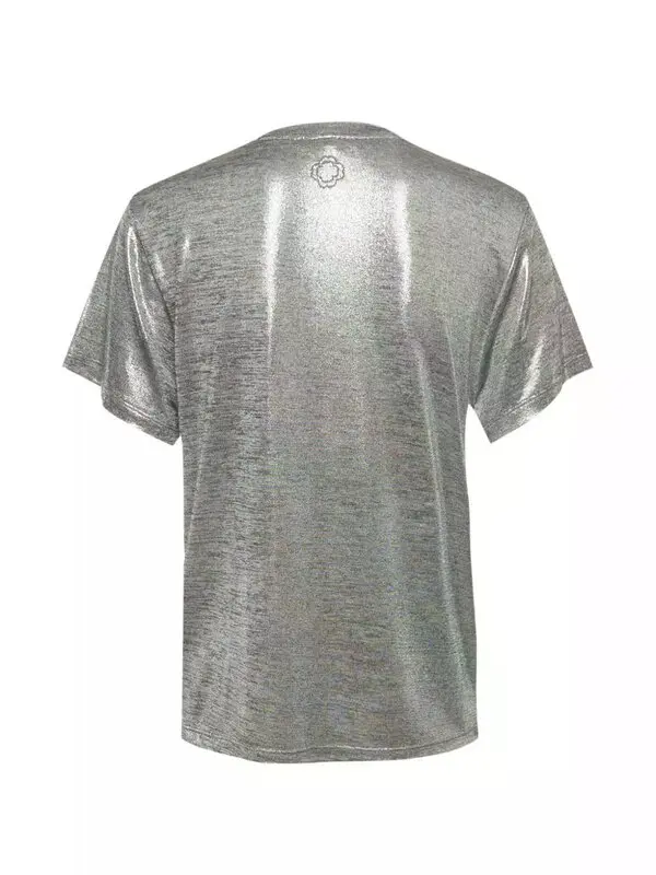 Maje Lamé Jersey T-shirt