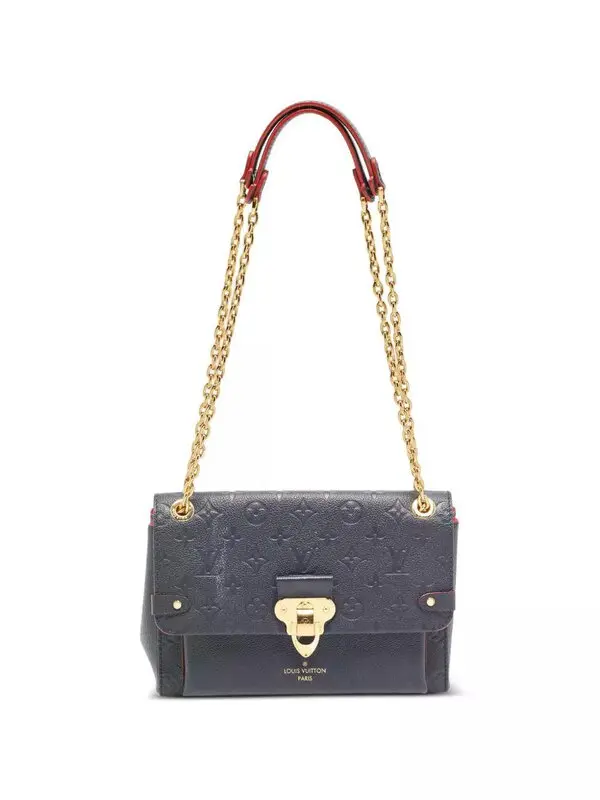 LOUIS VUITTON Vavin Monogram Empreinte Shoulder Bag - Blue