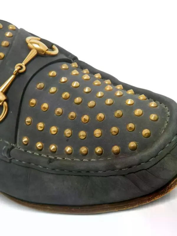 Gucci Horsebit Studded Loafers