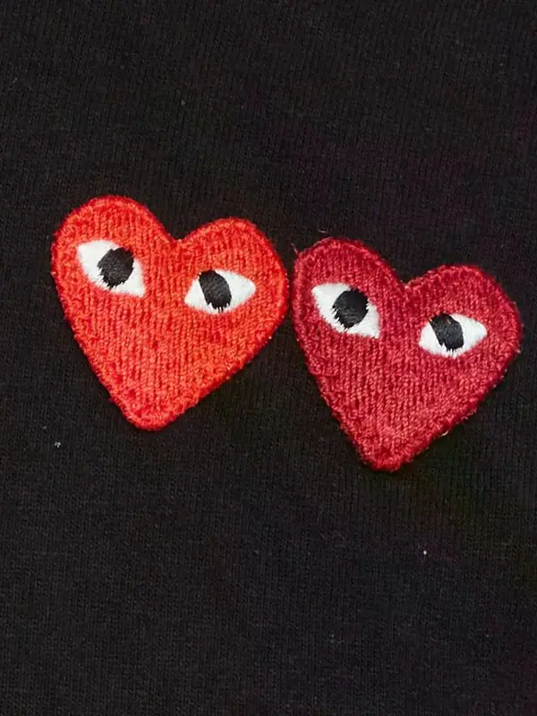 Comme Des Garçons Play Heart Embroidered T-shirt