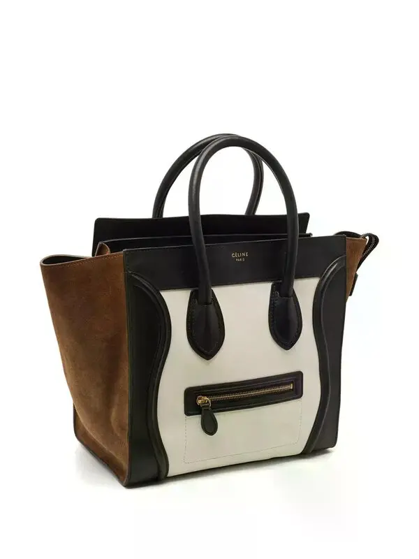 Celine Mini Luggage Tote Bag - Neutrals