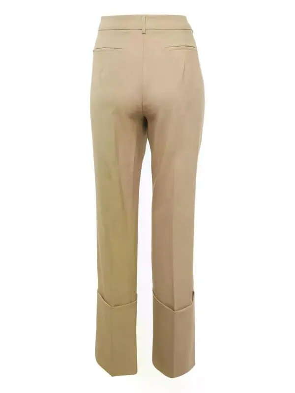 Sportmax Wool Cuffed Trousers