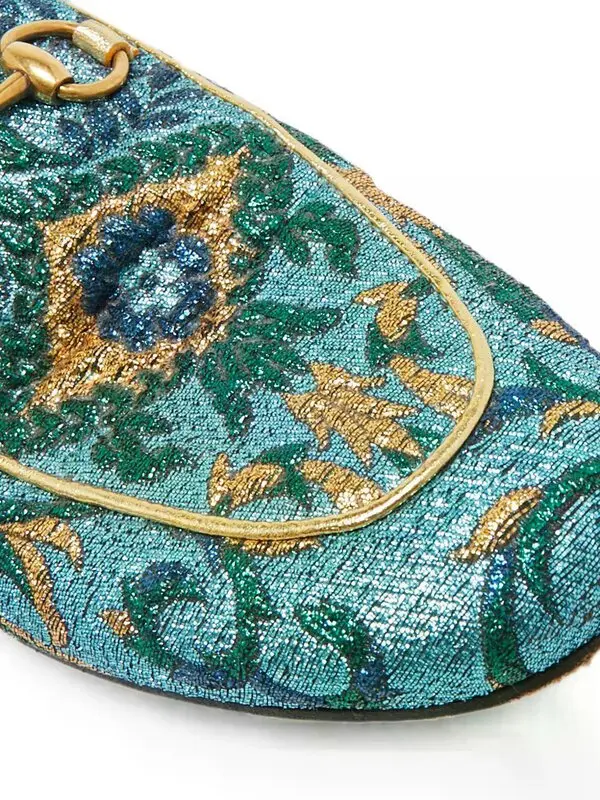 Gucci Princetown Horsebit Mules - Blue