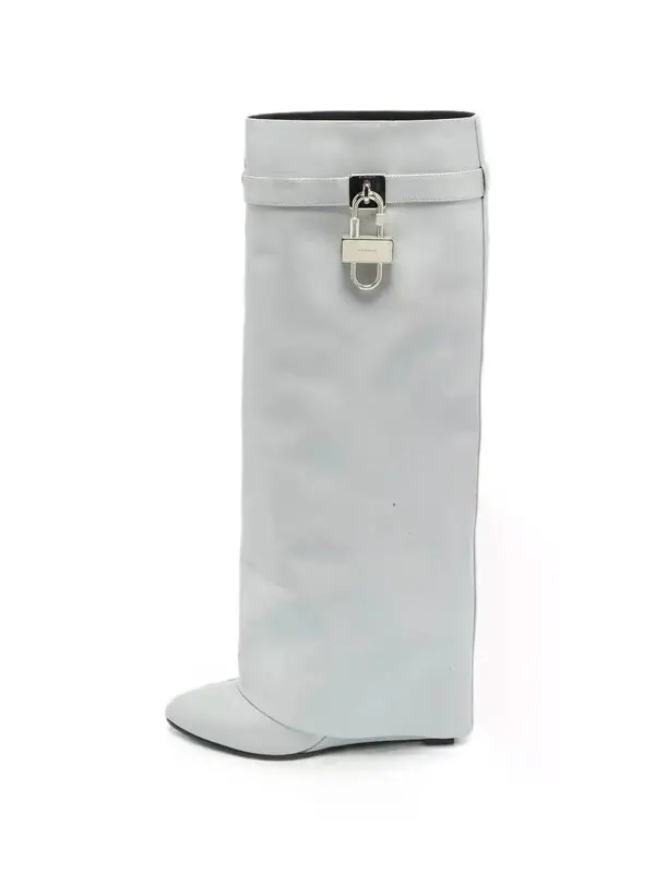 Givenchy Shark Lock Leather Boots