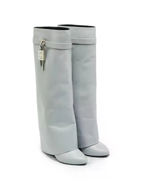 Givenchy Shark Lock Leather Boots