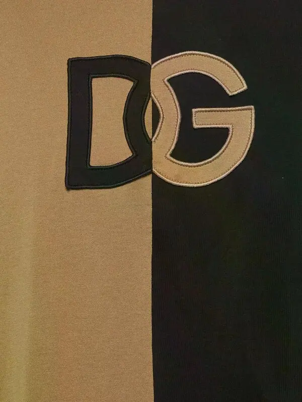 Dolce & Gabbana Dg Appliqué T-shirt - Neutrals
