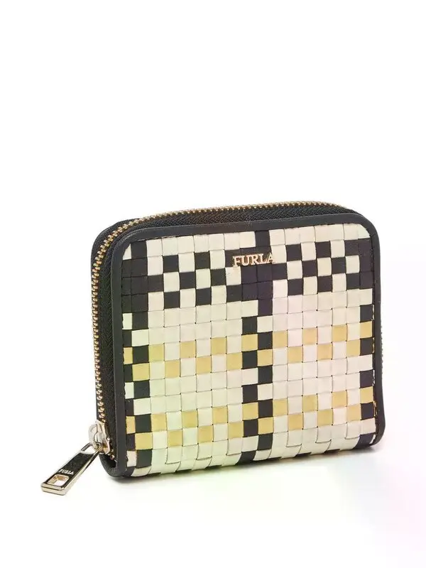 Furla Woven Zip-around Wallet