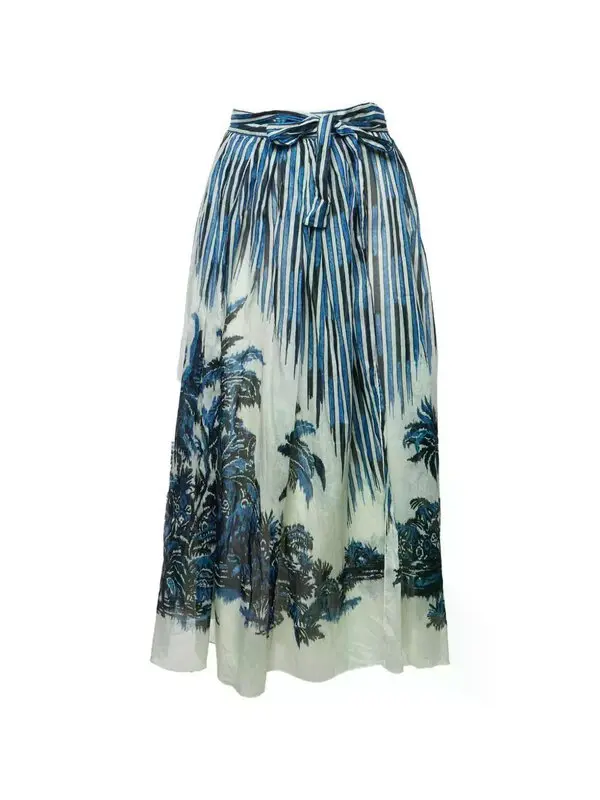 Dior Wrap Midi Skirt
