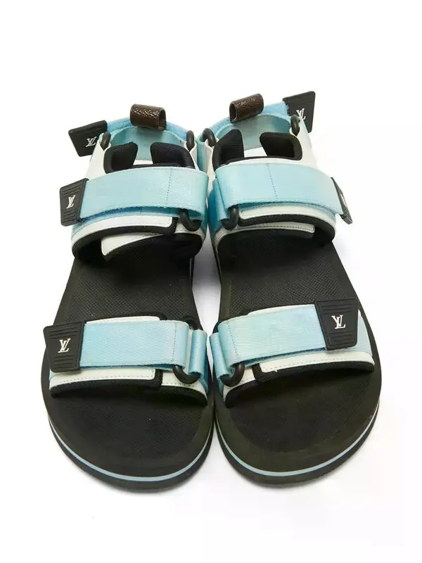 LOUIS VUITTON Arcade Touch-strap Flat Sandals