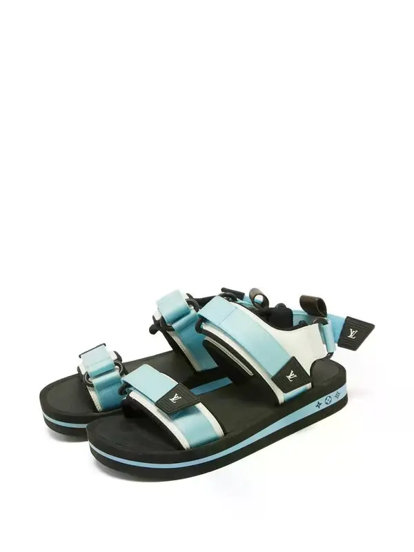 LOUIS VUITTON Arcade Touch-strap Flat Sandals