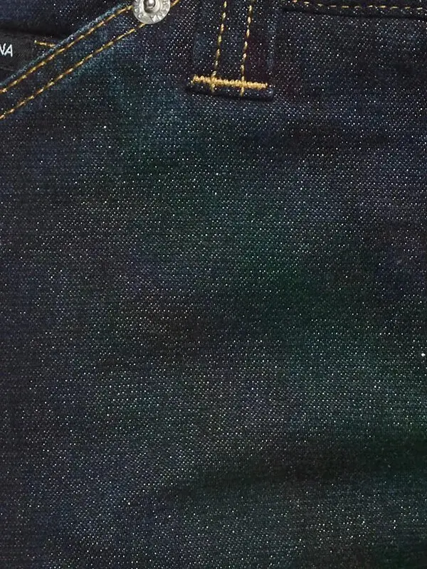 Dolce & Gabbana Logo Plaque Flared Jeans - Blue