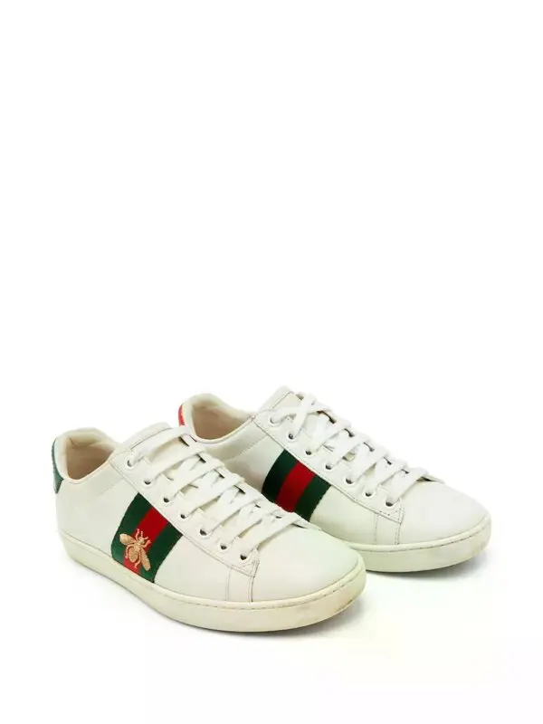 Gucci Ace Bee Embroidered Sneakers