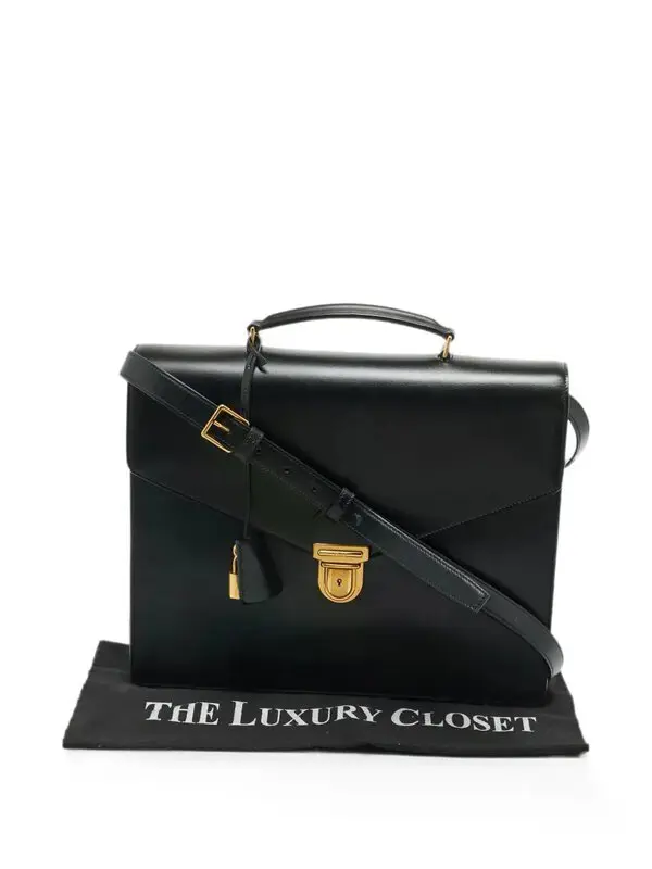 Celine Small Cartable Leather Briefcase