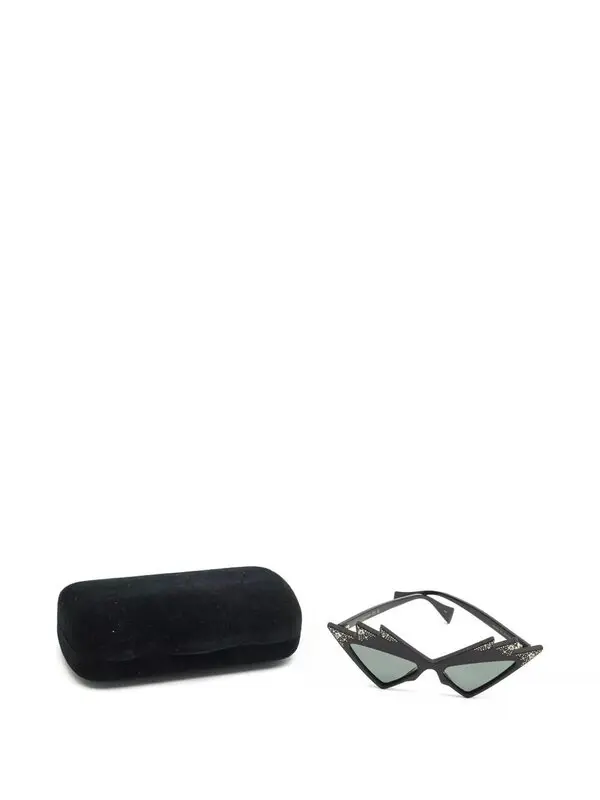 Gucci Crystal-embellished Cat-eye Sunglasses