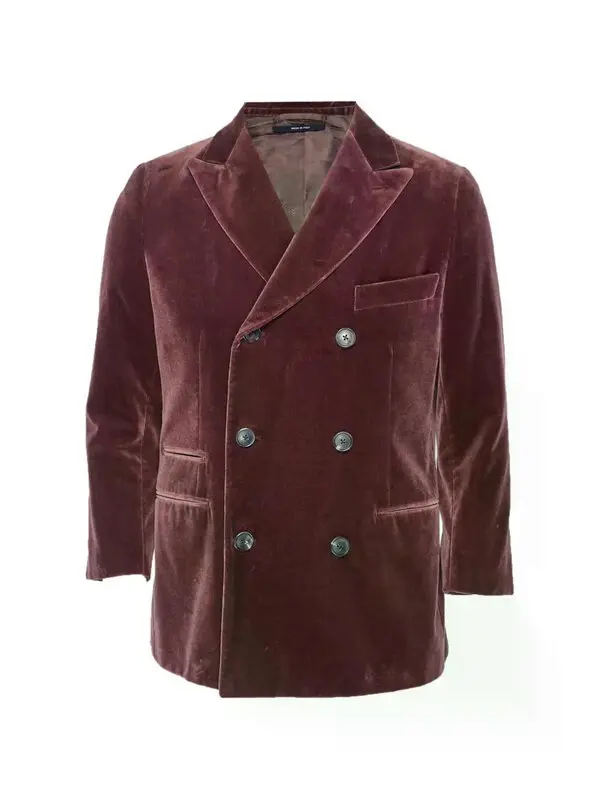 Hermès Double-breasted Velvet Blazer