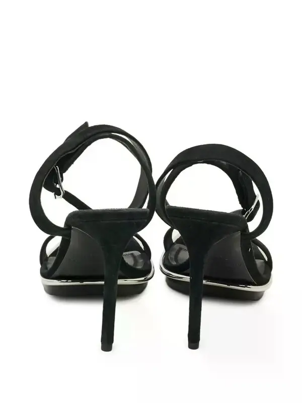 Alexander Wang Suede Ankle Strap Stiletto Sandals