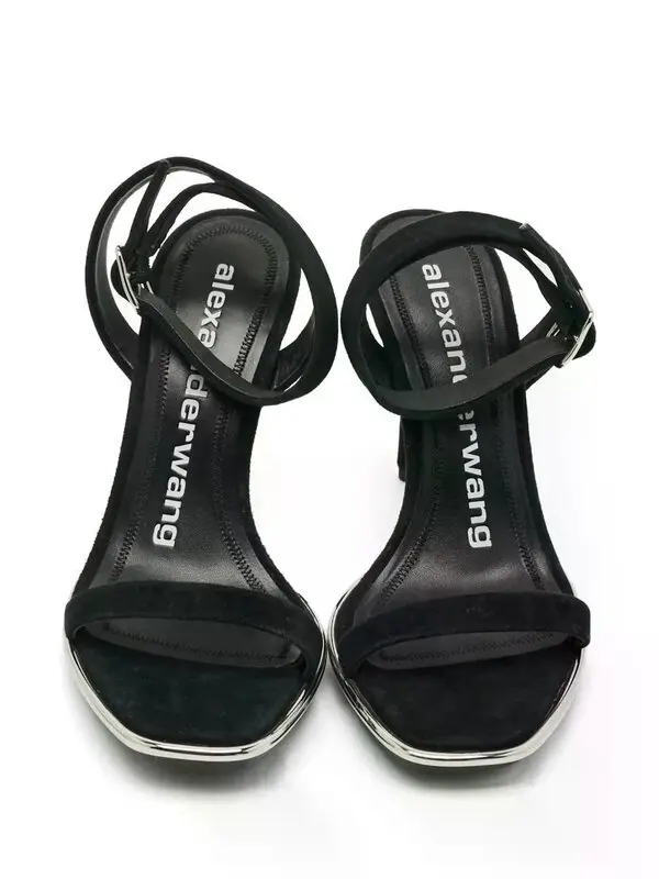 Alexander Wang Suede Ankle Strap Stiletto Sandals