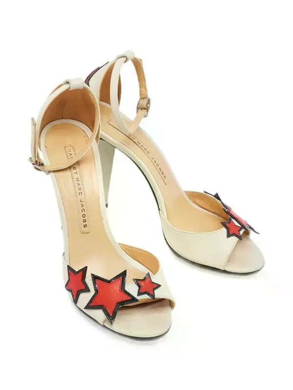 Marc Jacobs Star-patch Ankle-strap Sandals