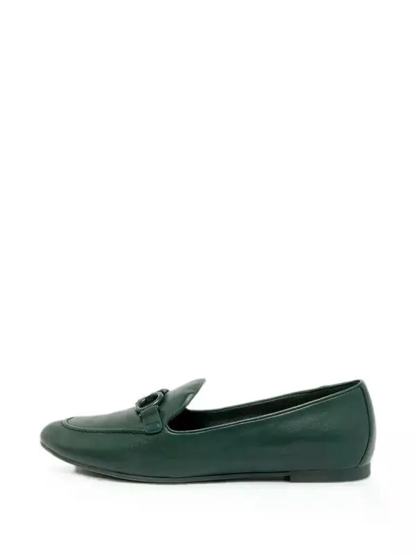 FERRAGAMO Trifoglio Leather Loafers