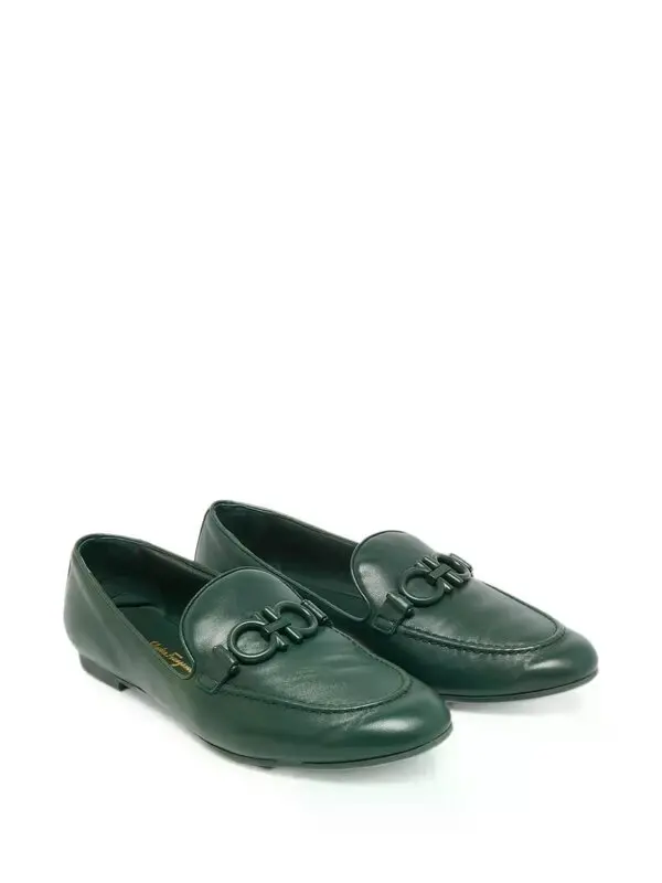 FERRAGAMO Trifoglio Leather Loafers