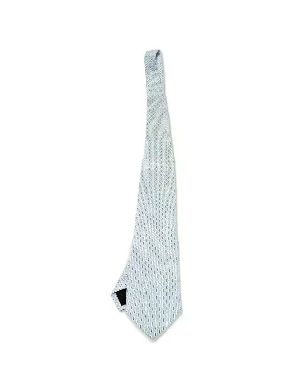 S.t. Dupont Jacquard Silk Tie - Blue