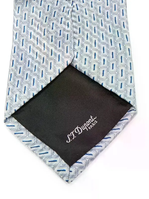 S.t. Dupont Jacquard Silk Tie