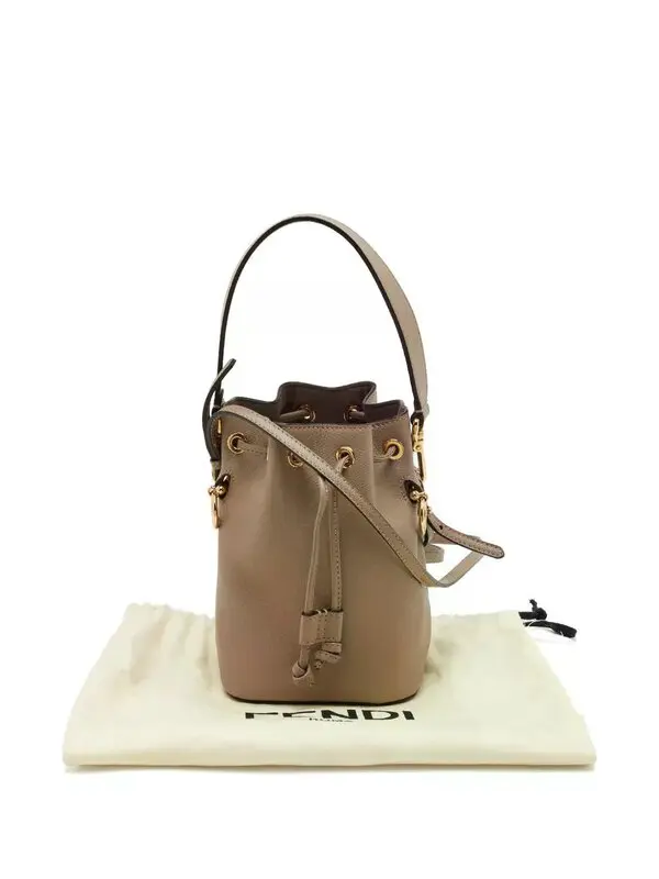 Fendi Mon Tresor Mini Bucket Bag - Grey