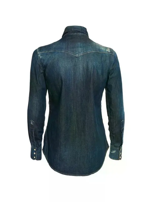 Dsquared2 Distressed Chambray Shirt