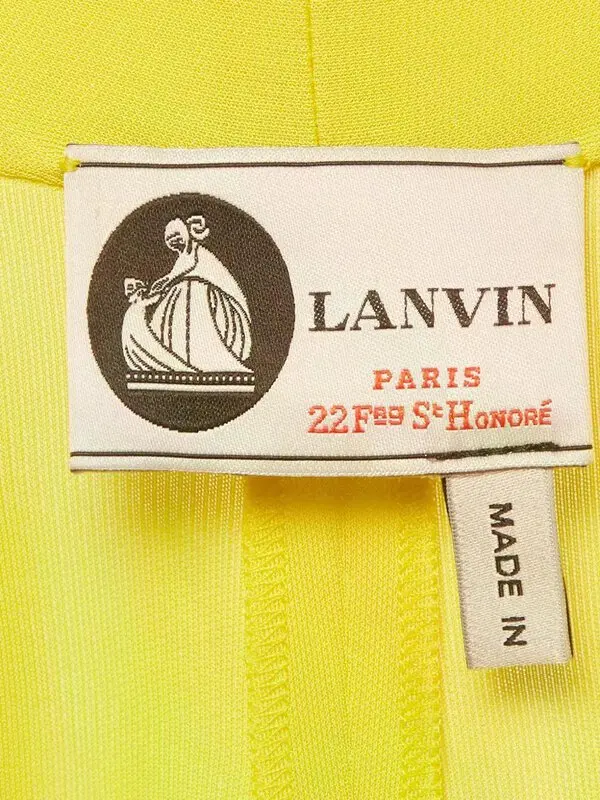 LANVIN Draped V-neck Midi Dress