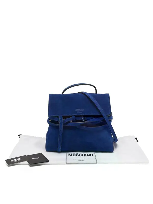 Moschino Suede Mini Bag - Blue