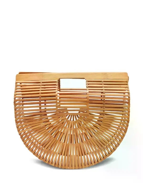 Cult Gaia Bamboo Clutch Bag - Brown
