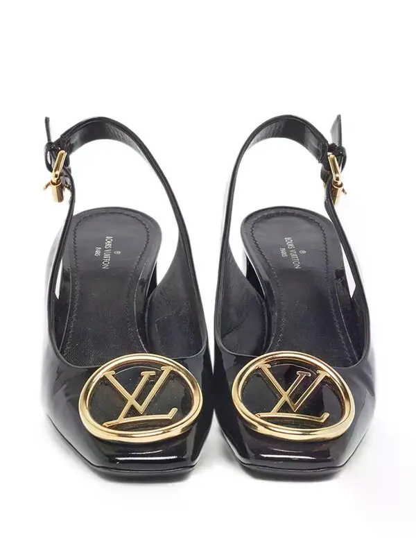 LOUIS VUITTON Madeleine Slingback Heeled Pumps
