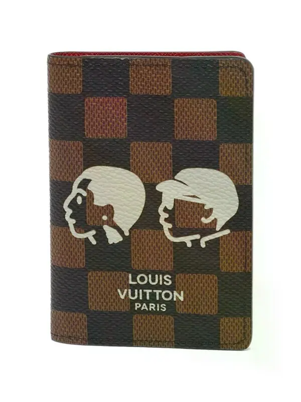 LOUIS VUITTON X Nigo Damier Phriendship Ebene Pocket Organiser - Brown