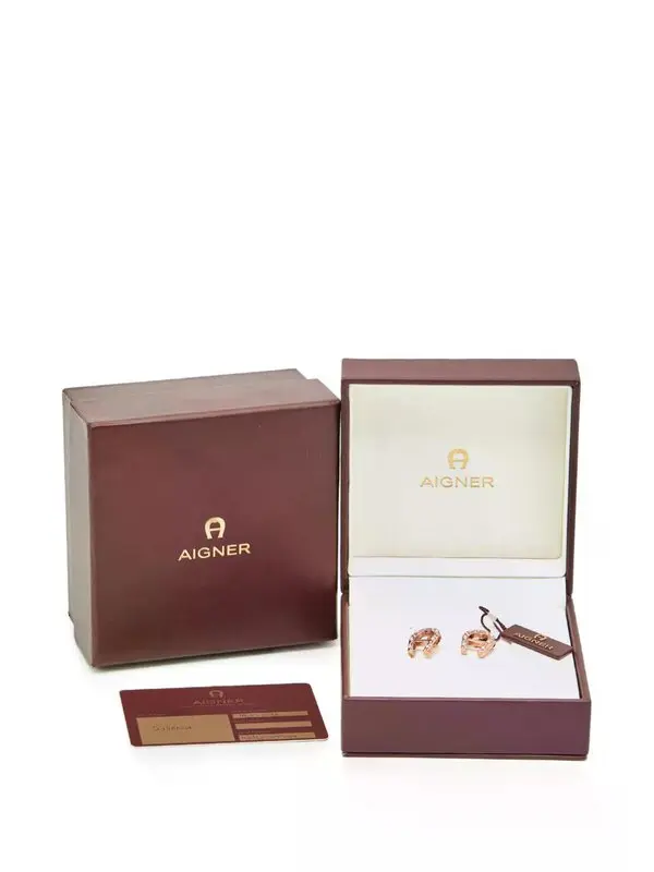 AIGNER Crystal Embellishment Earrings