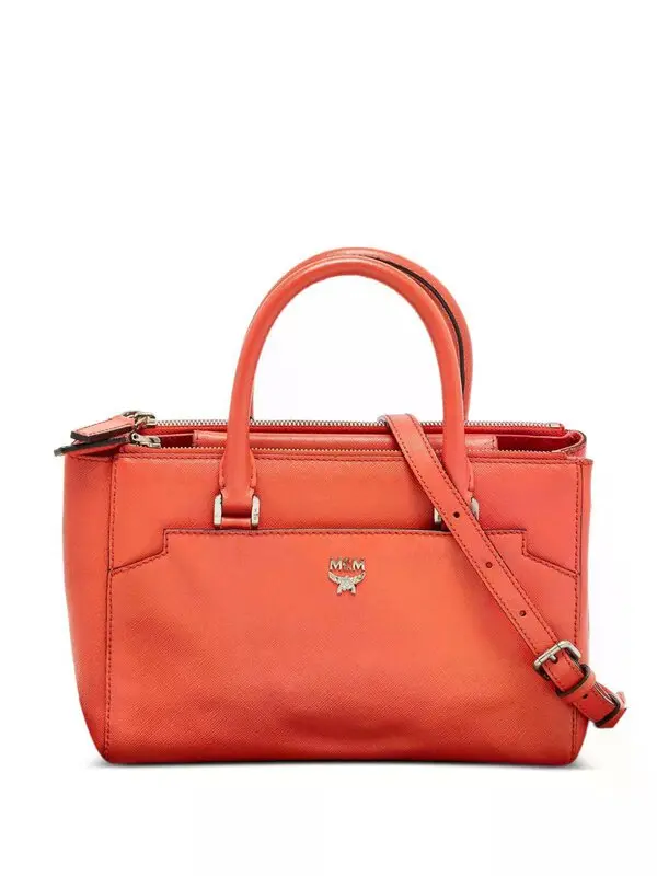 Mcm Elda Tote Bag - Orange