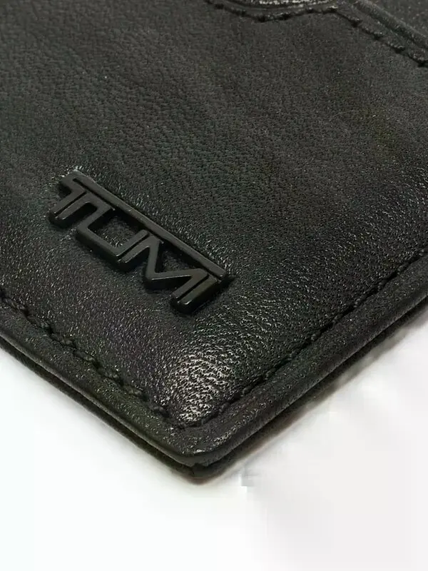 Tumi Logo-plaque Leather Card Holder