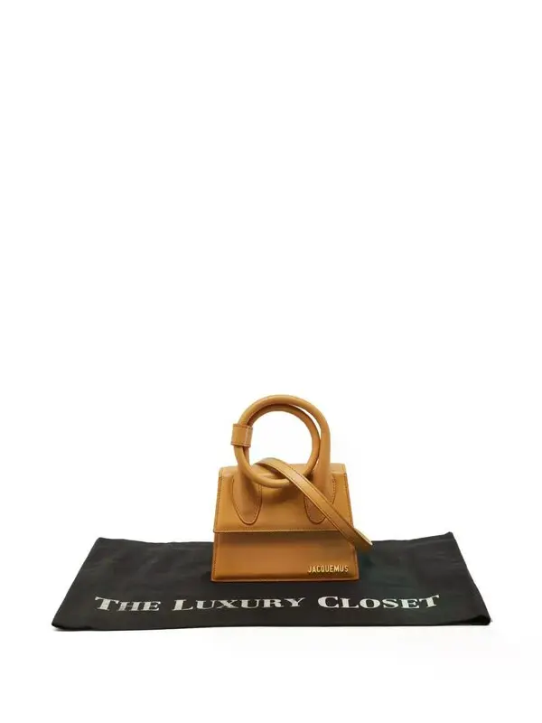 Jacquemus Le Chiquito Noeud Top Handle Bag - Neutrals