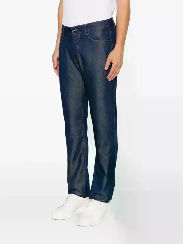 Pal Zileri Logo Patch Jeans