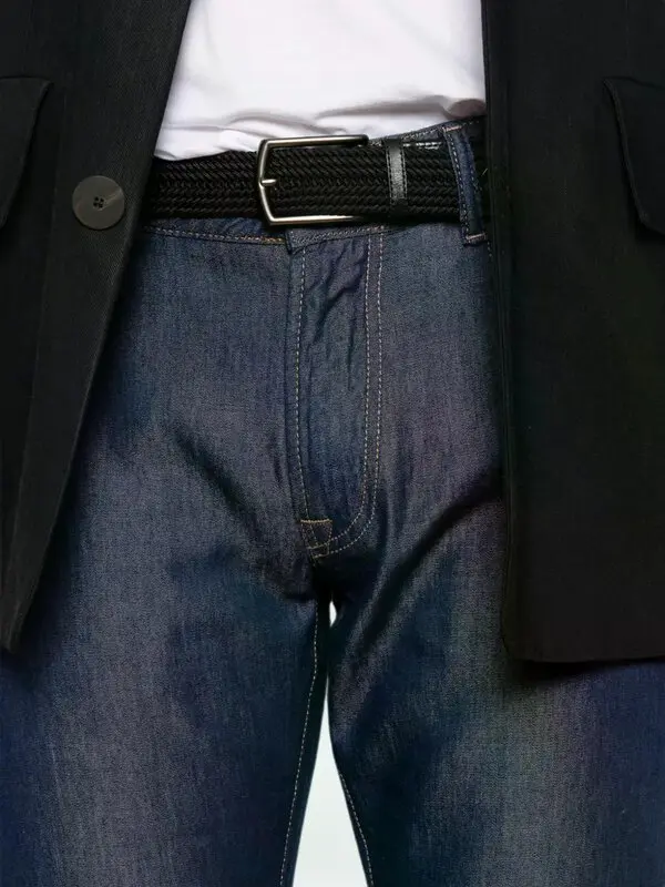 Pal Zileri Logo Patch Jeans