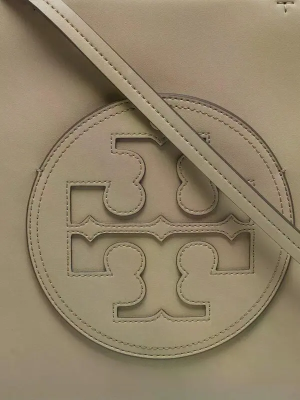 Tory Burch Ella Logo-patch Tote Bag - Neutrals