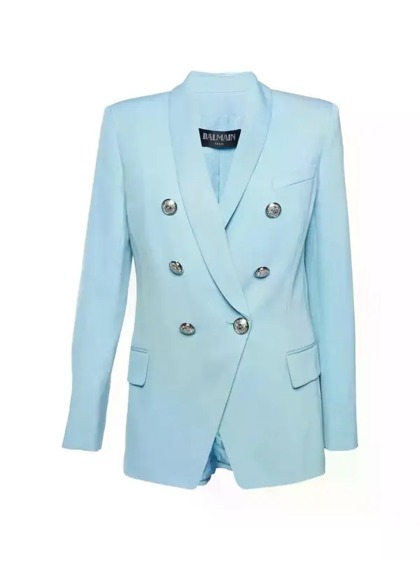 Balmain Light Wool Double-breasted Blazer