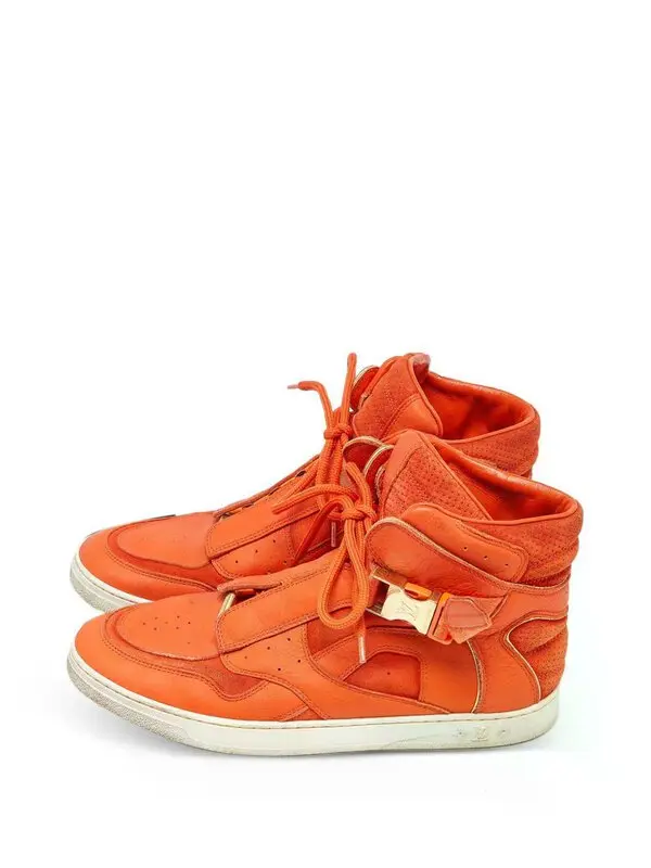 LOUIS VUITTON High Top Leather Sneakers